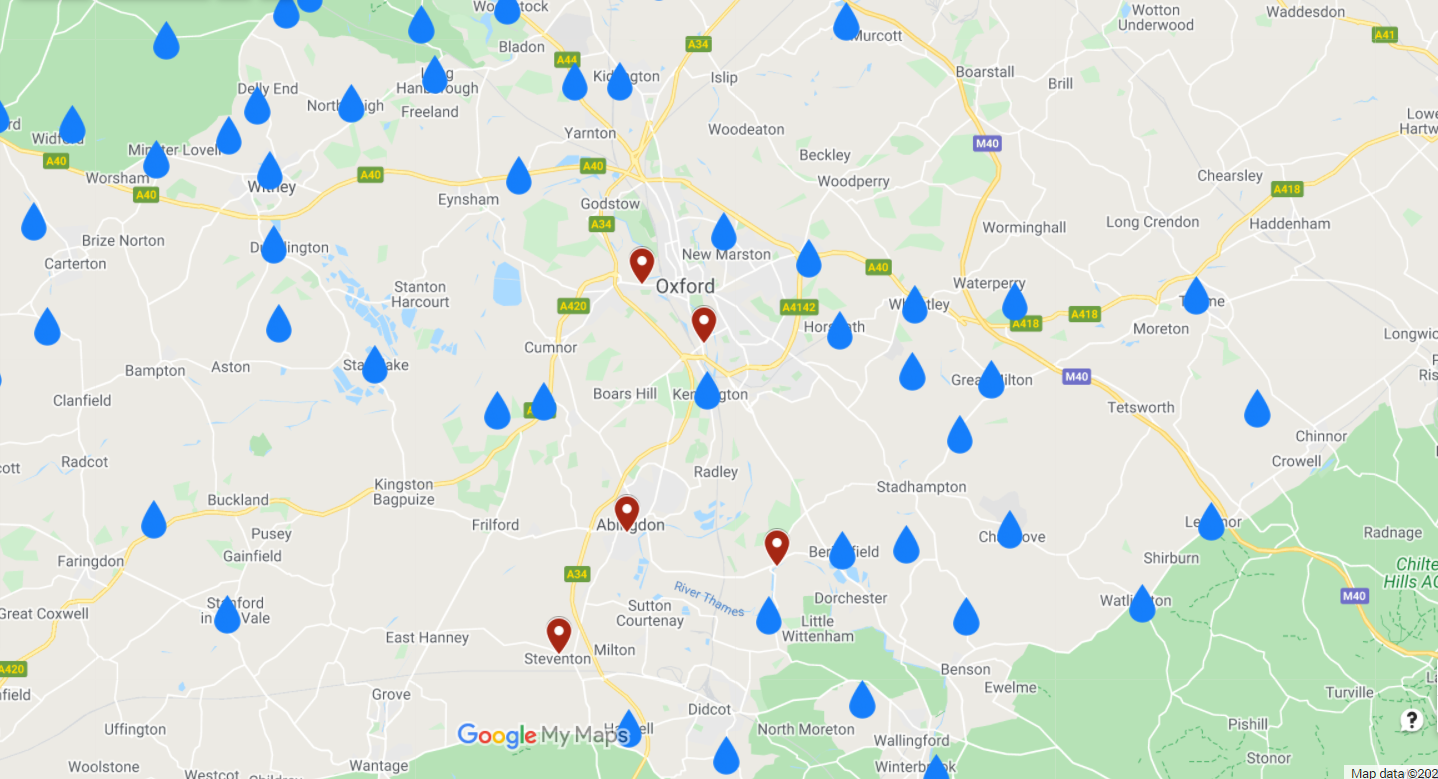 CPRE Oxfordshire Flooding and Pollution Map | CPRE Oxfordshire